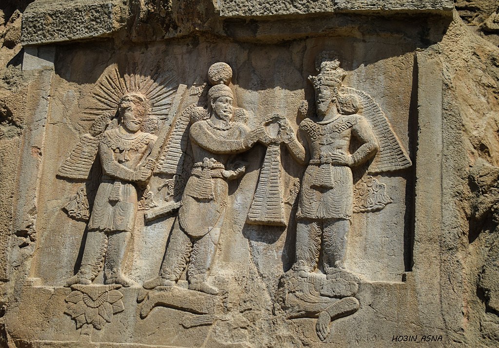 Relief of Mithras, Shapur II and Ardashit II — The New Mithraeum